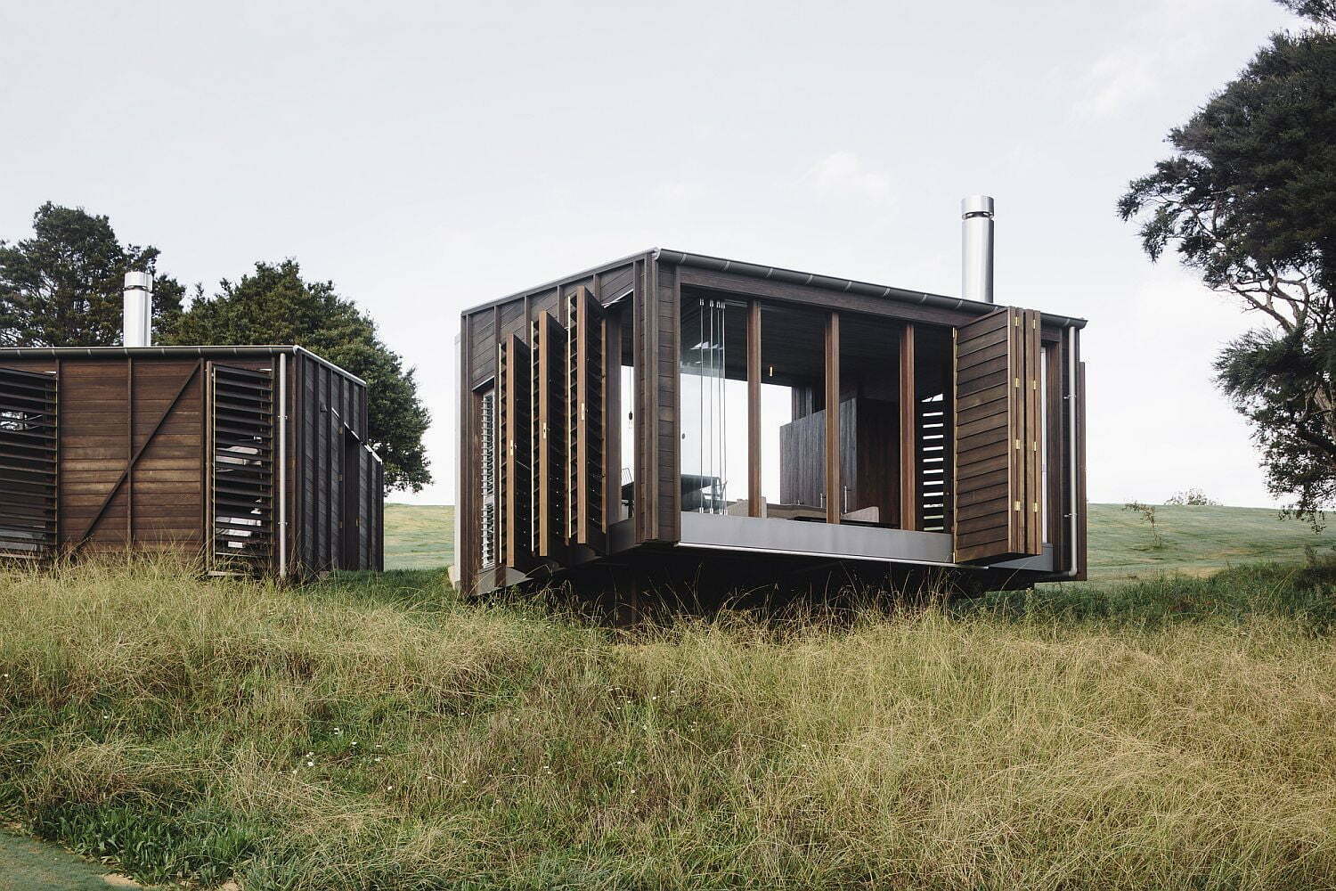 Desain Rumah Kabin Kayu Yang Indah - Minimalis123