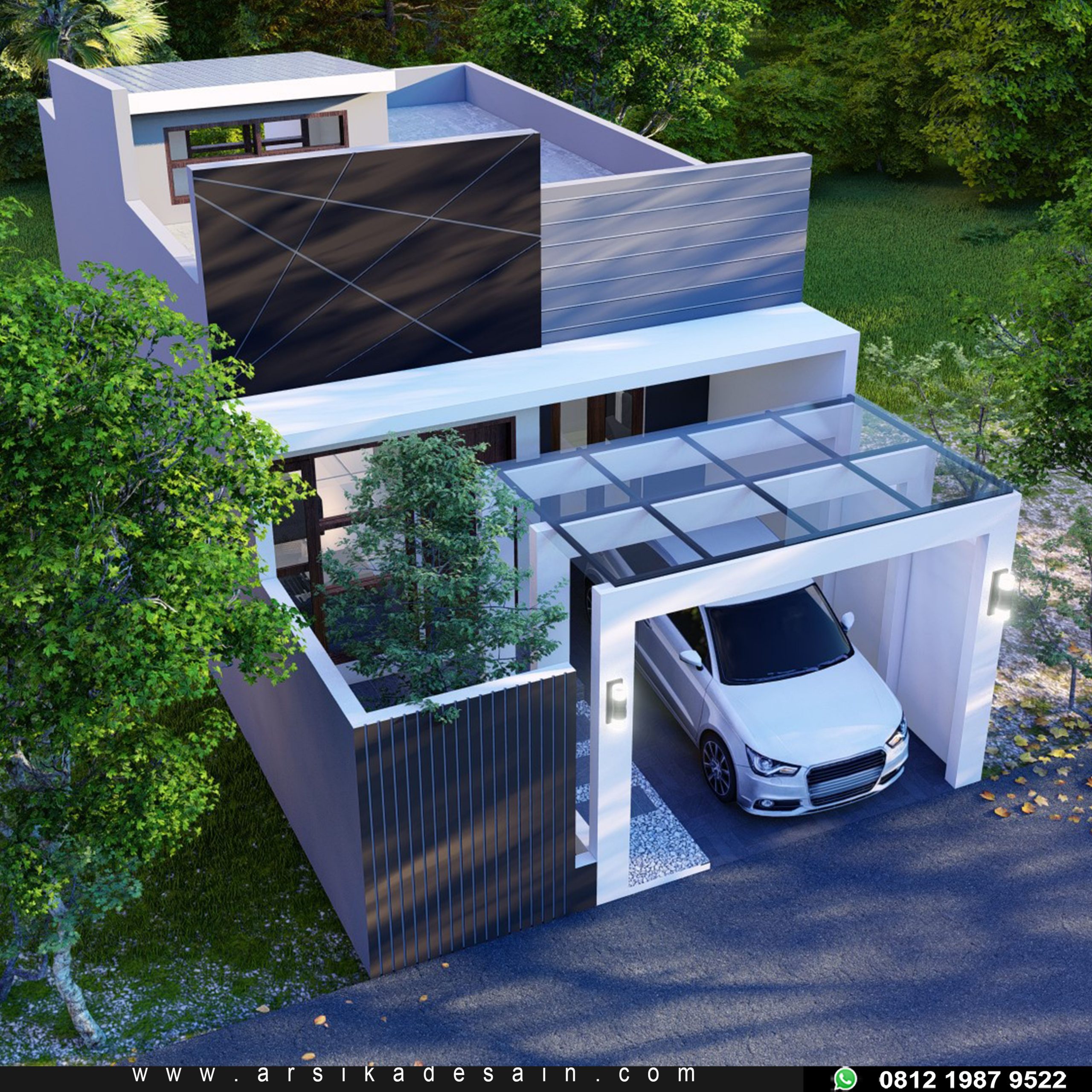 Rumah Atap Datar – Minimalis123