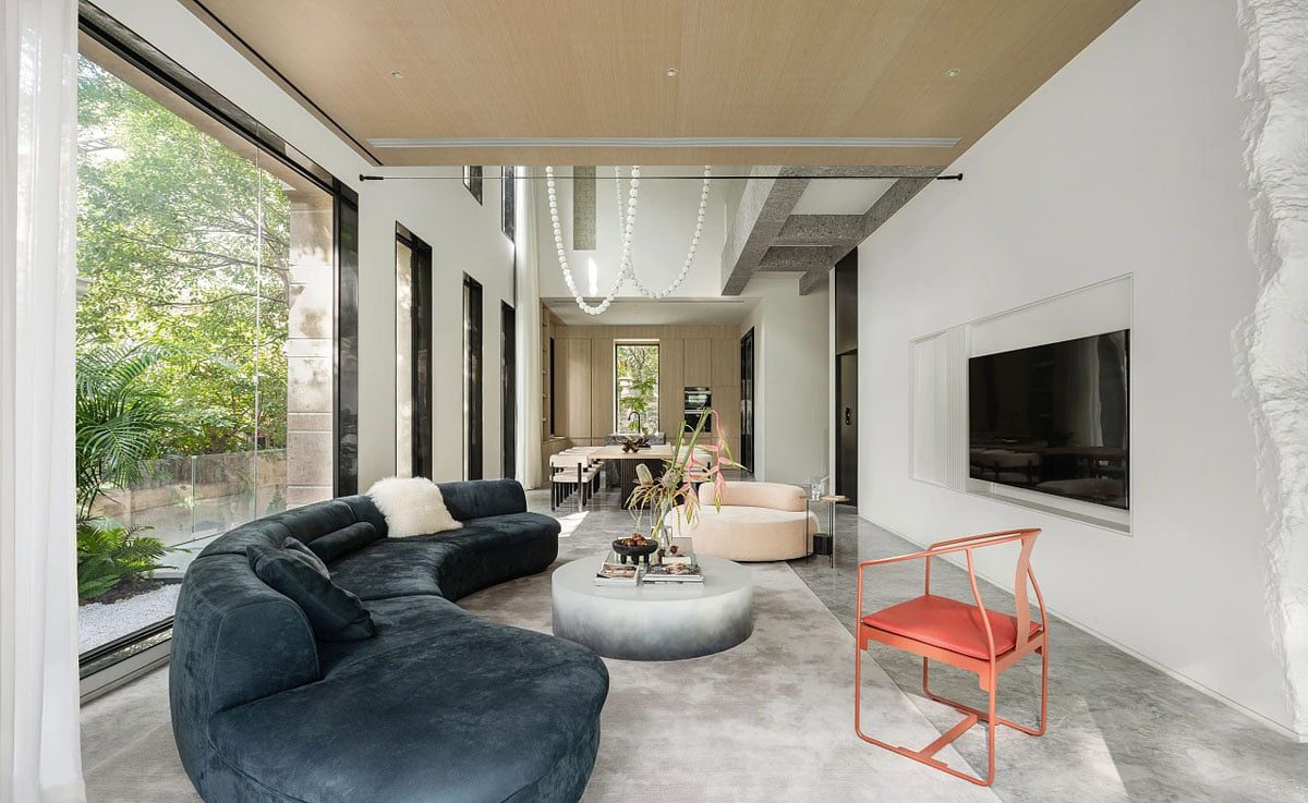 Interior Rumah Modern Bergaya Dengan Potongan Aksen Unik - Minimalis123